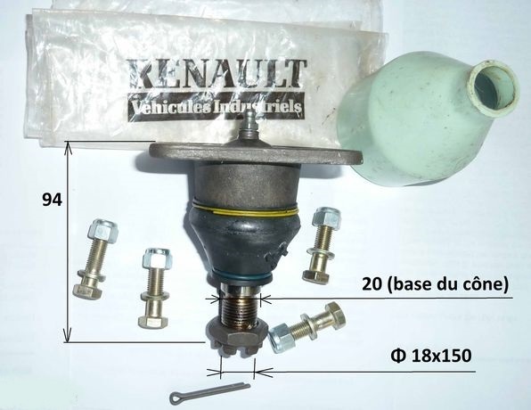 Rotule de suspension supérieure | Pièces Poids Lourds | SGM